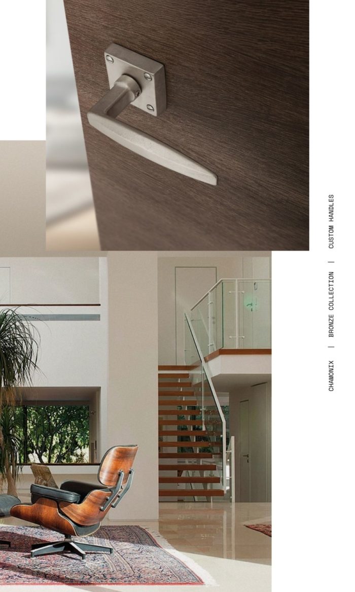 Chamonix | Maniglia per porta - Le Fabric Handles maniglie personalizzate